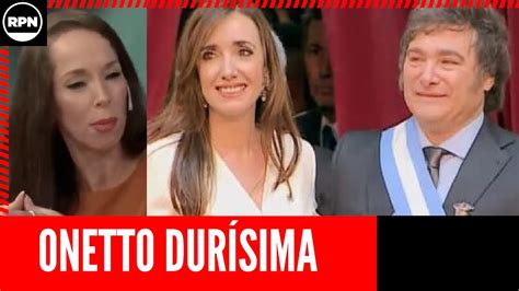 Victoria Onetto le llenó la cara de dedos a Milei y Villarruel Dan