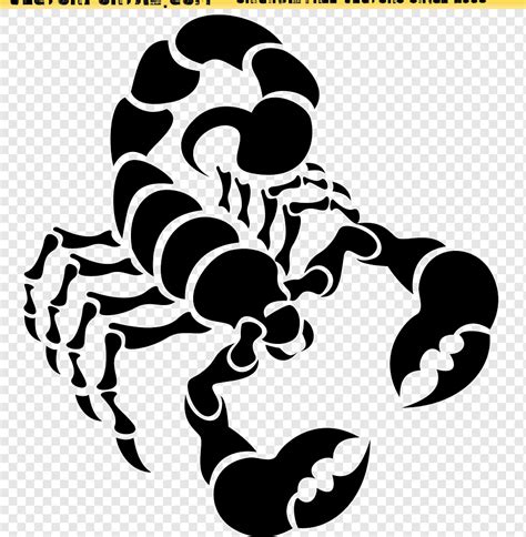 Ilustra O De Escorpi O Negro Png Pngwing