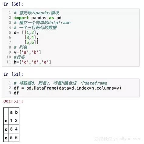 python基础 pandas dataframe 专题使用指南 阿里云开发者社区