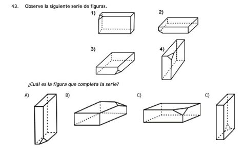 43 Observe la siguiente serie de figuras 1 3 Cuál es la figura que