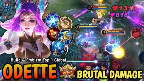 Brutal Damage Odette Best One Shot Combo Build New Emblem S