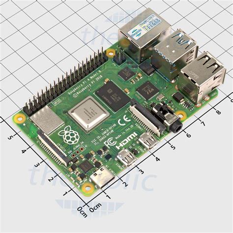 raspberry pi 4 model b 4gb broadcom bcm2711 quad core cortex a72 arm v8 64 bit soc 1 5ghz