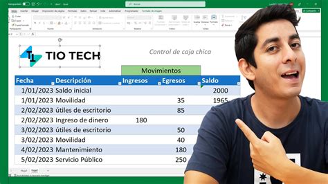 Cómo llevar el control de caja chica de un negocio en Excel