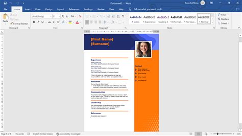 Cara Membuat Cv Yang Menarik Di Word IFaWorldCup
