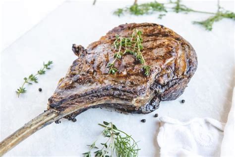 Grilled Tomahawk Steak Recipe Ketofocus