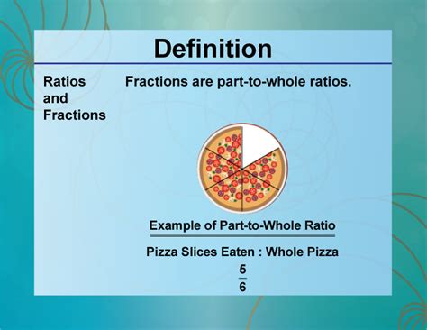 Definition Ratios Proportions And Percents Concepts Ratios And