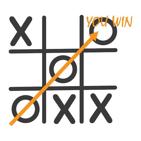 Premium Vector Tic Tac Toe Game Vector Illustration Icon Template Design