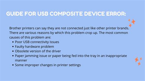 Usb Composite Device Error New Guide Printer Support Page