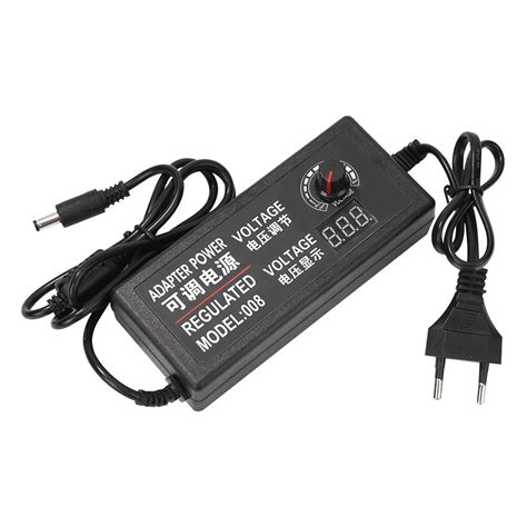 Adaptateur universel réglable cc 3V 24V 3A avec éc Grandado