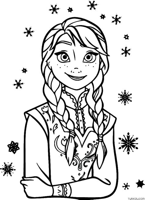 Beautiful Elsa Frozen Coloring Page Turkau The Best Porn Website