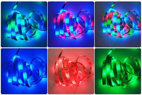 Rgb Led Strip M V Str Mforsyning Lysdioder