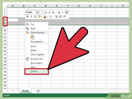 Cómo ocultar filas en Excel 6 Pasos con imágenes
