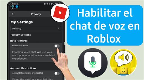 Como ACTIVAR el CHAT de VOZ en Roblox Cómo obtener chat de voz en