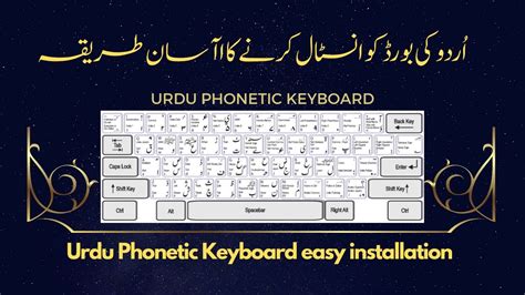 Urdu Phonetic Keyboard Windows 11