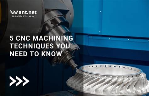 Cnc Machining Techniques You Need To Know Want Net