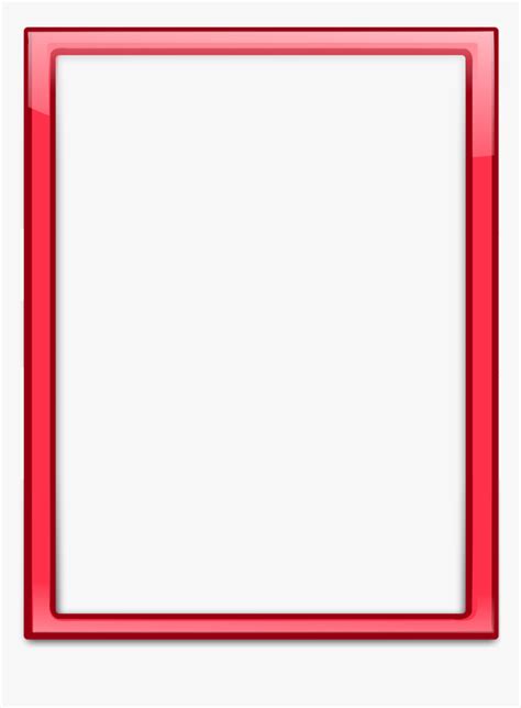 Transparent Red Frame Clipart Borders And Frames Picture Symmetry HD