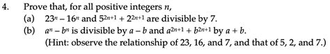 solved 4 prove that for all positive integers n a 231