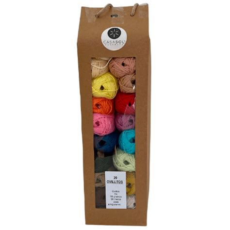 Kit de 20 Ovillos Algodón Peinado M Casasol