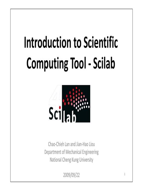 scilab intro matlab matrix mathematics