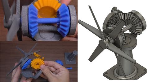 3D Print Timelapse Build Contra Rotating Propeller Model YouTube