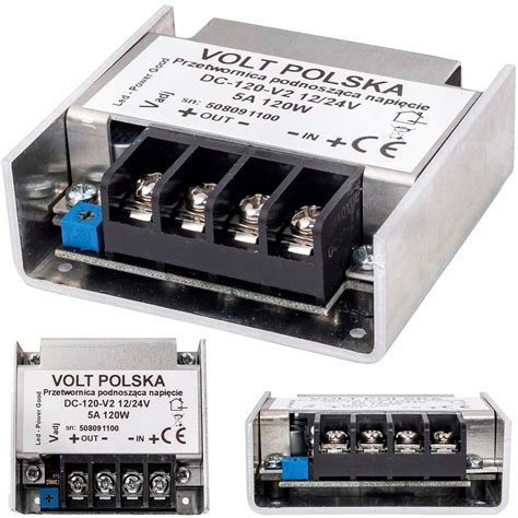 REDUKTOR NAPIĘCIA 12V 24V PRZETWORNICA PRĄDU 120W za 109 zł z