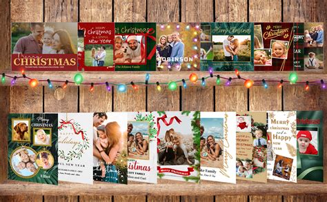 Amazon Tkanina Personalized Christmas Cards Premium Quality Photo