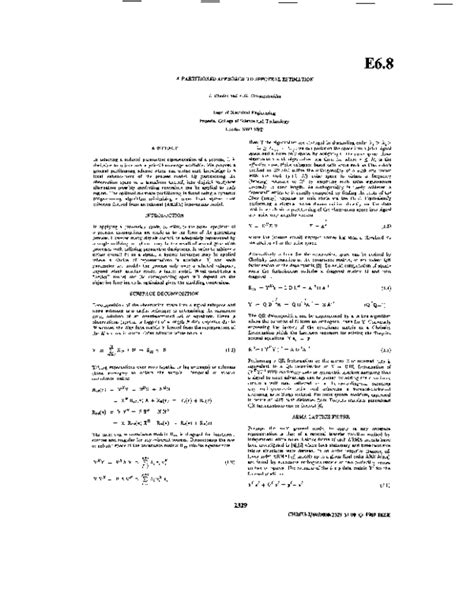 pdf a partitioned approach to spectral estimation anthony constantinides