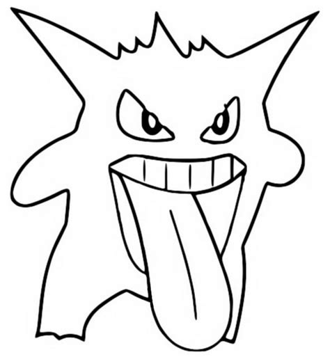 Dibujos Para Colorear Pok Mon Gengar