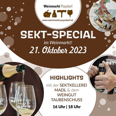 Sekt Special Weinmarkt Poysdorf