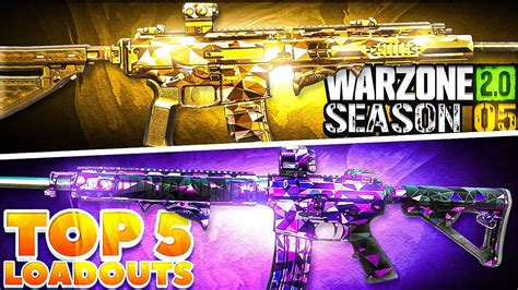 TOP 5 META ASSAULT RIFLE LOADOUTS In WARZONE 2 SEASON 5 Warzone