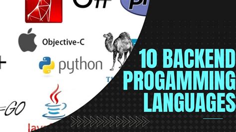 10 back end programming languages for web developers in 2022 youtube
