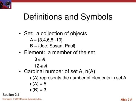 Ppt Chapter The Basic Concepts Of Set Theory Powerpoint