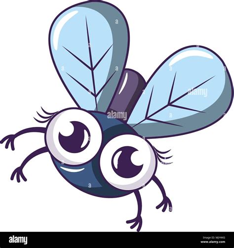 Descargar Este Vector Icono De Moscas Tropicales Estilo De Dibujos