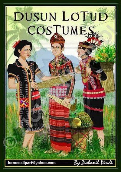 Pakaian Tradisional Etnik Kadazan Lelaki RacheladdBolton
