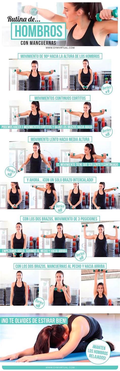 Rutina De Hombros Con Mancuernas Paso A Paso GYM VIRTUAL Ejercicios