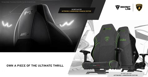 Secretlab Has Also Rolled Out Its Own Lamborghini Themed Gaming Chair