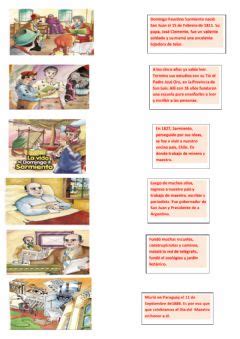 La Vida De Sarmiento Idioma Espa Ol O Castellano Curso Nivel