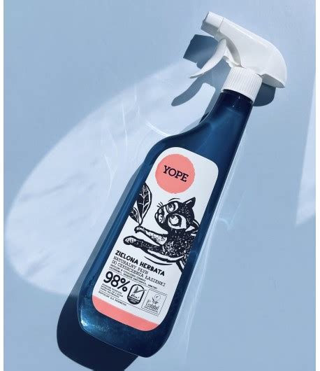 Naturalny płyn do czyszczenia łazienki Zielona Herbata Yope 750 ml