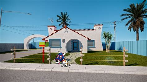 Mucha Lucha Fondo Casa Ricochet Escenario Estilo Lucha