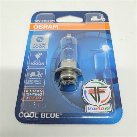 Lampu Depan Halogen Osram Cool Blue H Kaki Volt Watt Untuk Motor