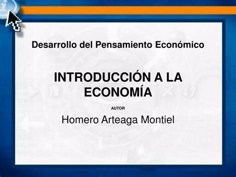 PPT INTRODUCCIÓN A LA ECONOMÍA PowerPoint Presentation free download