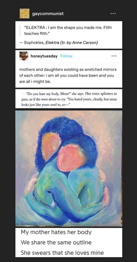 Mothers And Daughters As Wretched Mirrors 1 2 Poem Quotes Words Quotes