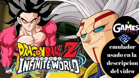 PCSX2 Dragon Ball Z Infinite World 50fps Emulacion Perfecta