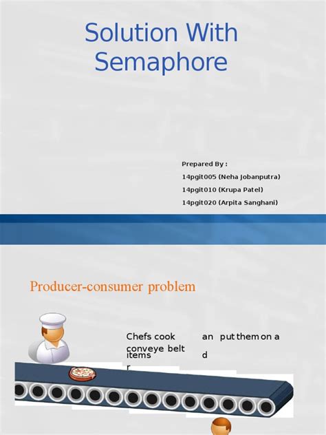 solution with semaphore pdf operating system technology information technology management