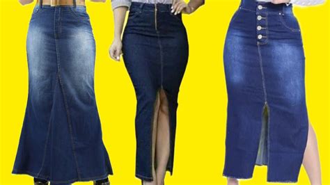 transformando calça jeans em uma saia em menos de 2 minutos YouTube