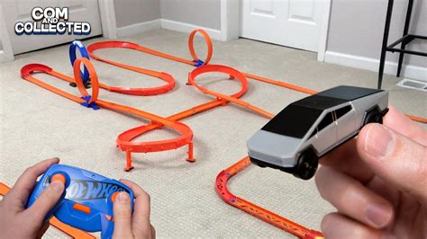 Tesla Cybertruck Hot Wheels Rc Scale Unboxing Review And Track