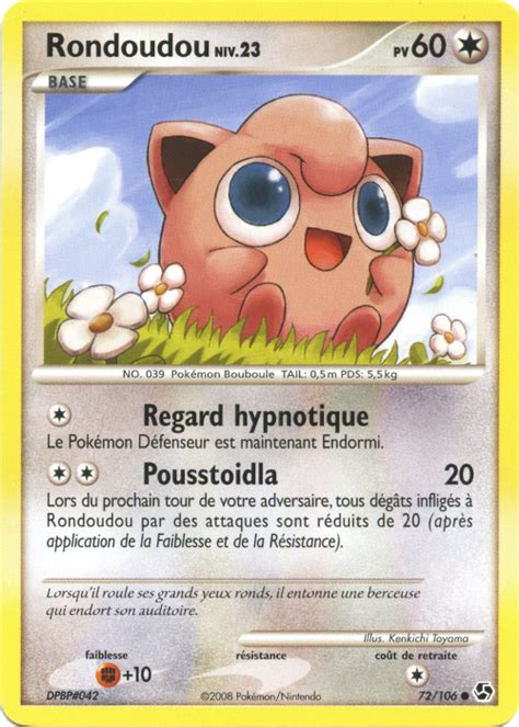 Rondoudou Diamant Et Perle Duels Au Sommet Carte Pokemon