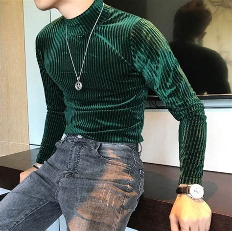 Men S Autumn Winter Velour Long Sleeved Sweatshirt In 2024 Men