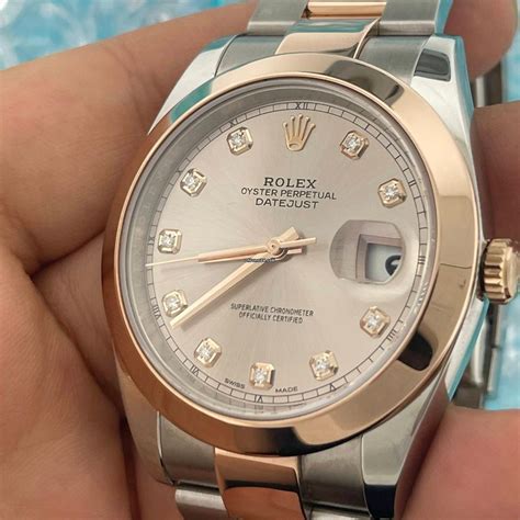 Rolex 2019 Datejust 126301 Sundust Diamond Dial TT Rose Gold für 15