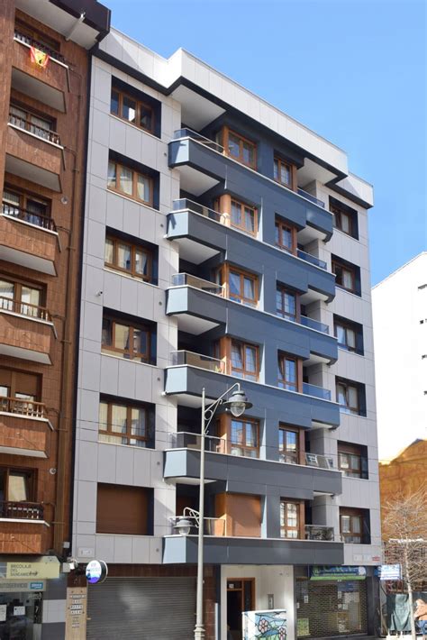 Schulz 26 Gijon Rehabilitación fachadas Asturias GARCÍA RAMA